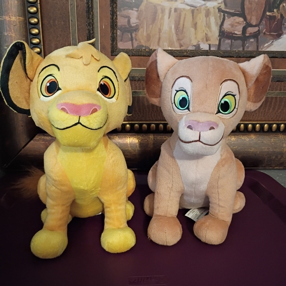 Toys | Lion King Plush Toy Set Yellow And Tan | Poshmark